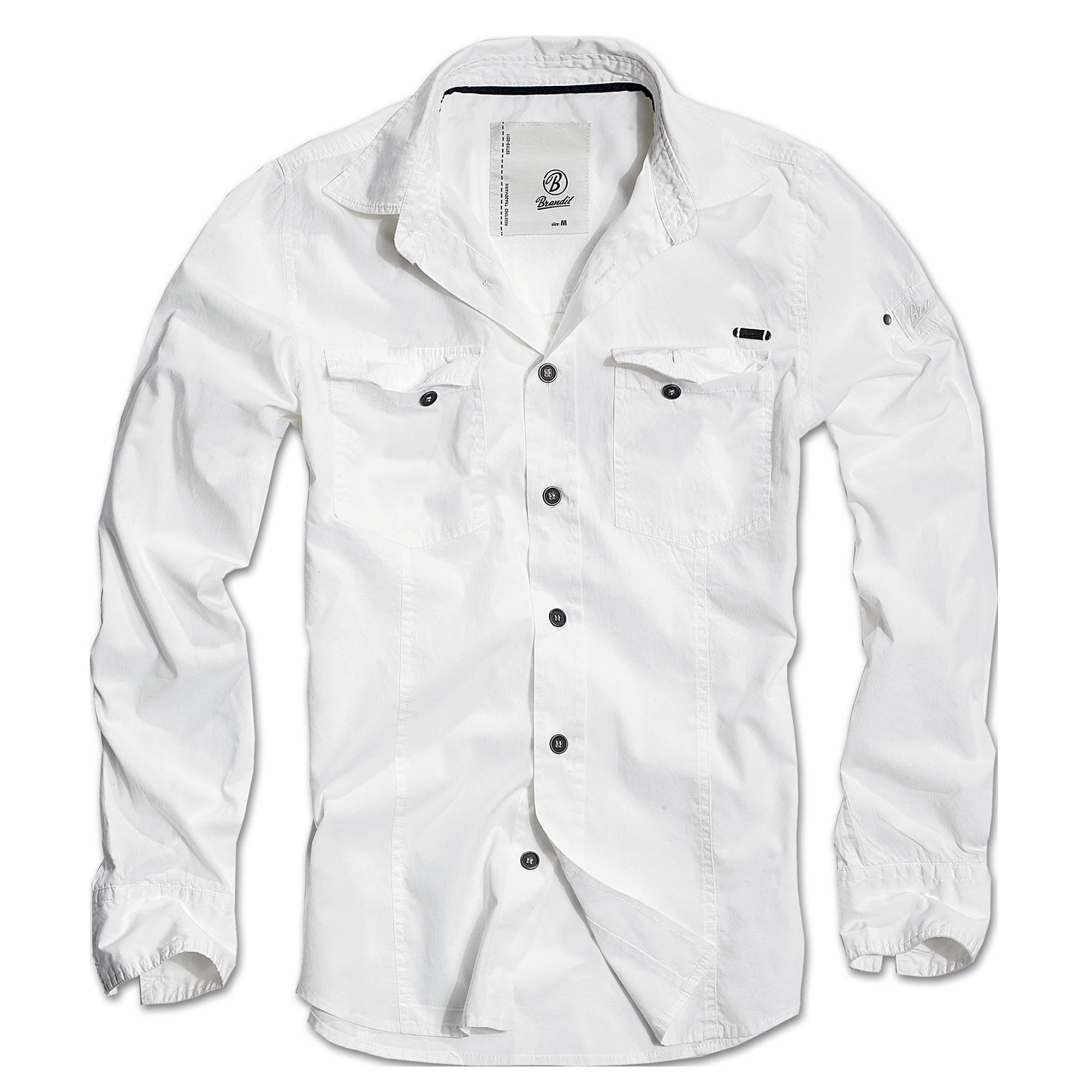 Brandit Slim Fit Shirt Herren Hemd Men US Worker Vintage Freizeithemd ...